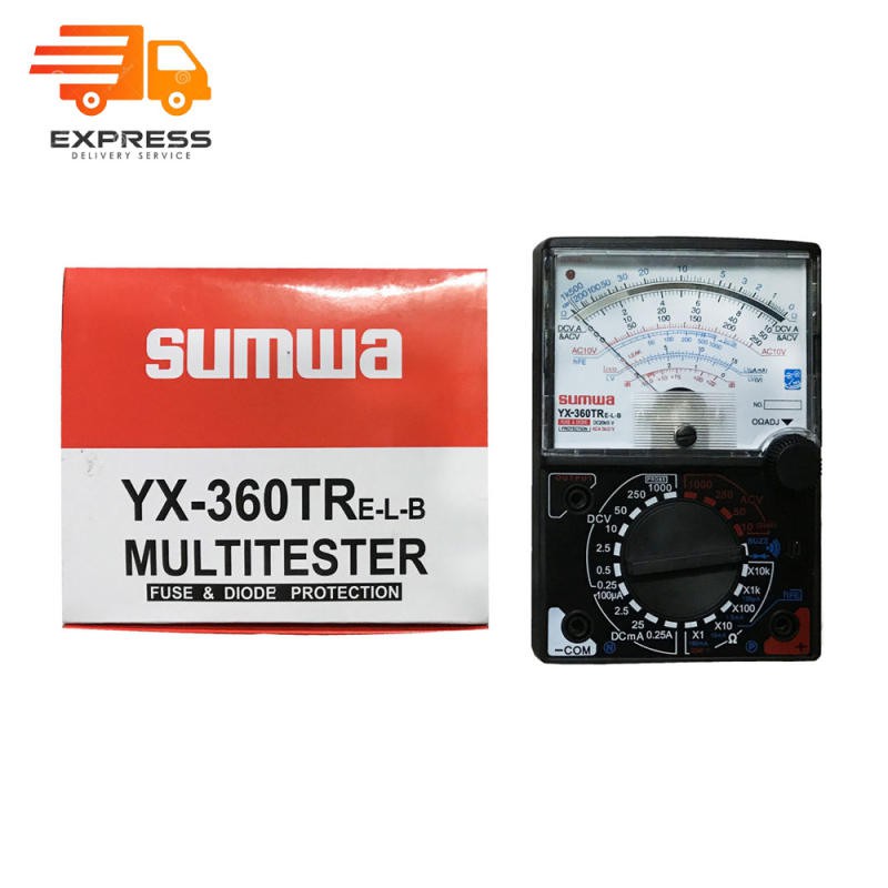 มิเตอร์วัดไฟ sunma แบบเข็ม รุ่น Multimeter/Multitester YX-360TR ...