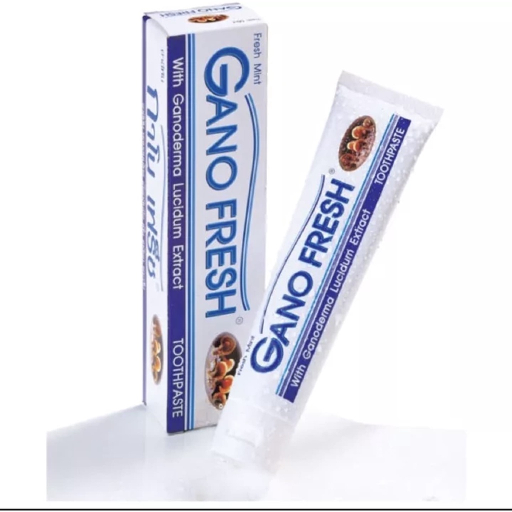 [ กาโน ] ยาสีฟัน ผสมเห็ดหลินจือ GANO FRESH | Shopee Thailand