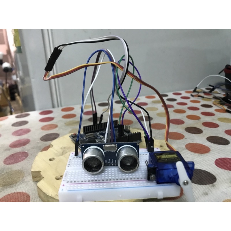 control servo motor with ultrasonic sensor สภาพดีใช้งานปกติ | Shopee ...