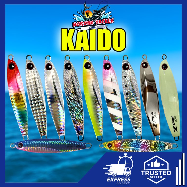 Pro Z jig โลหะ jig Umpan Pancing Ikan / เหยื่อตกปลาจิ๊กล่อ jig kaido 40g 60g 80g 100g 120g ...