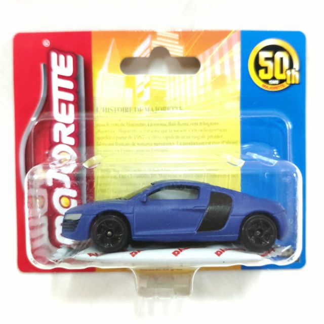 รถเหล็ก Majorette ออดี้ อาแปด สีน้ำเงิน Audi R8 Navy Blue | Shopee Thailand