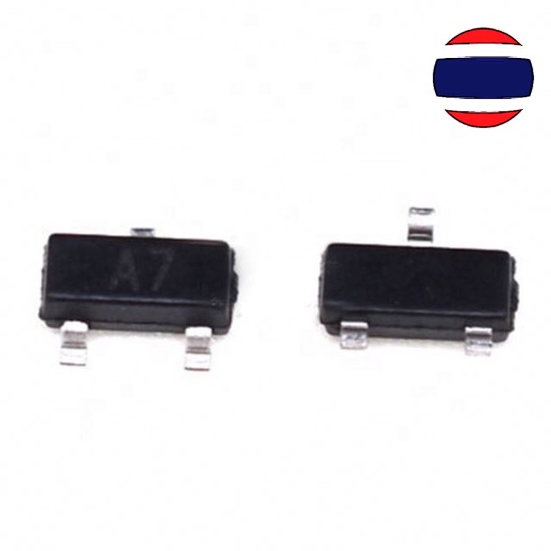 10PCS BAV99 BAW56 A1 A7 A7W SOT-23 0.2A/70V SOT23 SOT SMD IC Chipset | Shopee Thailand
