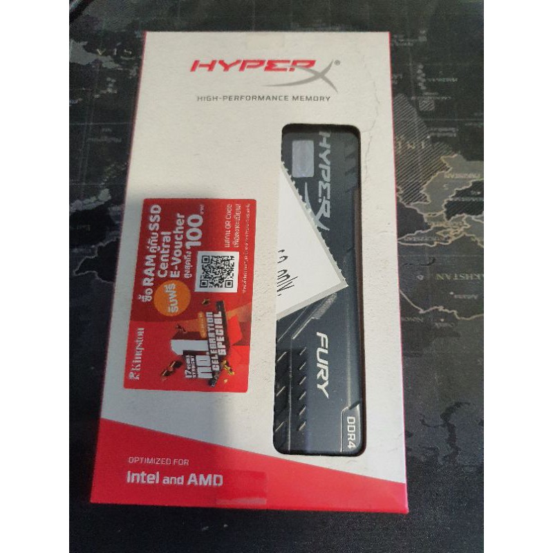 8GB DDR4/2666 RAM PC KINGSTON HyperX FURY BLACK (HX426C16FB3/8) | Shopee Thailand