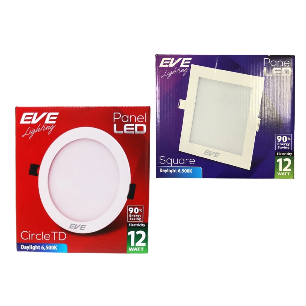 LED Panel 12w EVE รุ่น TD Circle | Shopee Thailand