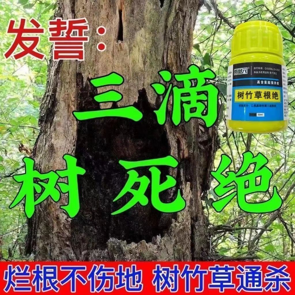 ∈[ต้นไม้ใหญ่ตายสามขั้น] Arboricide ฆ่าต้นไม้สูงตระหง่าน ฆ่าไผ่ สารกำจัด ...