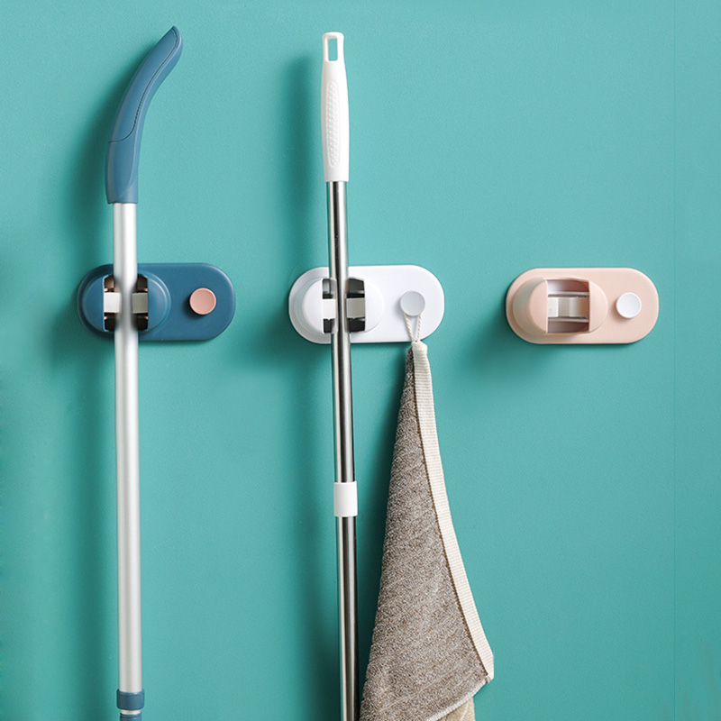 ตะขอแขวนไม้กวาดไม้ถูพื้นแบบติดผนัง | Shopee Thailand