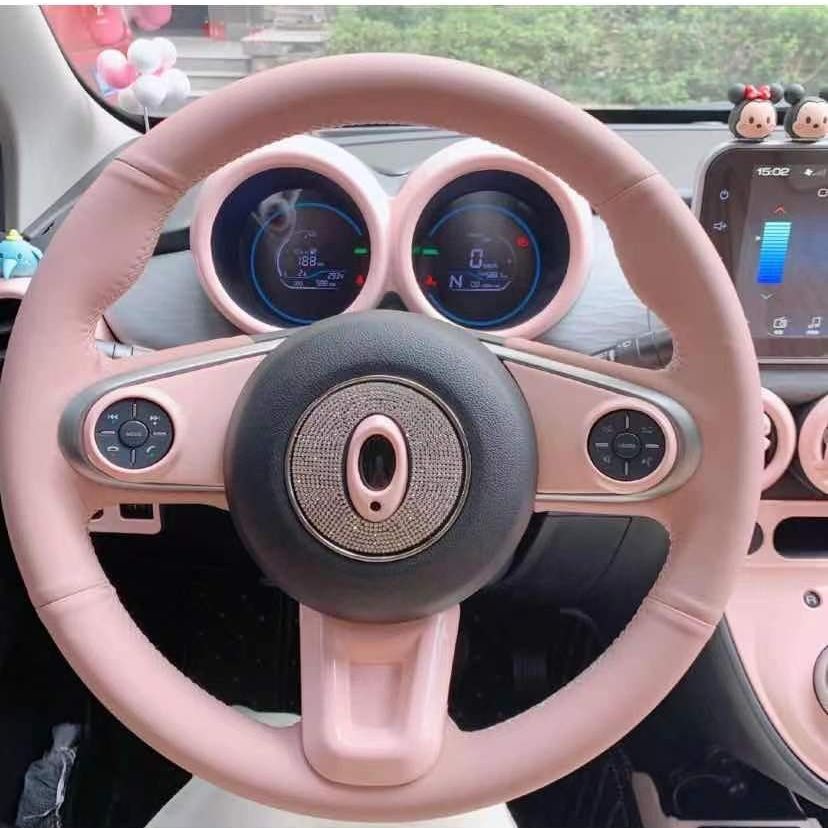 Ora R1 black cat R2 white cat พิเศษ มือจับเย็บปกหนัง หุ้มพวงมาลัย ...