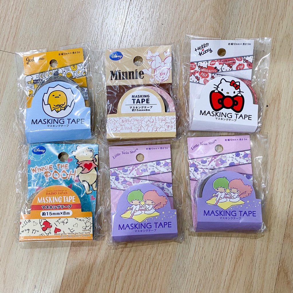 Masking Tape เทปตกแต่ง ของแท้จาก Daiso ญี่ปุ่น | Shopee Thailand