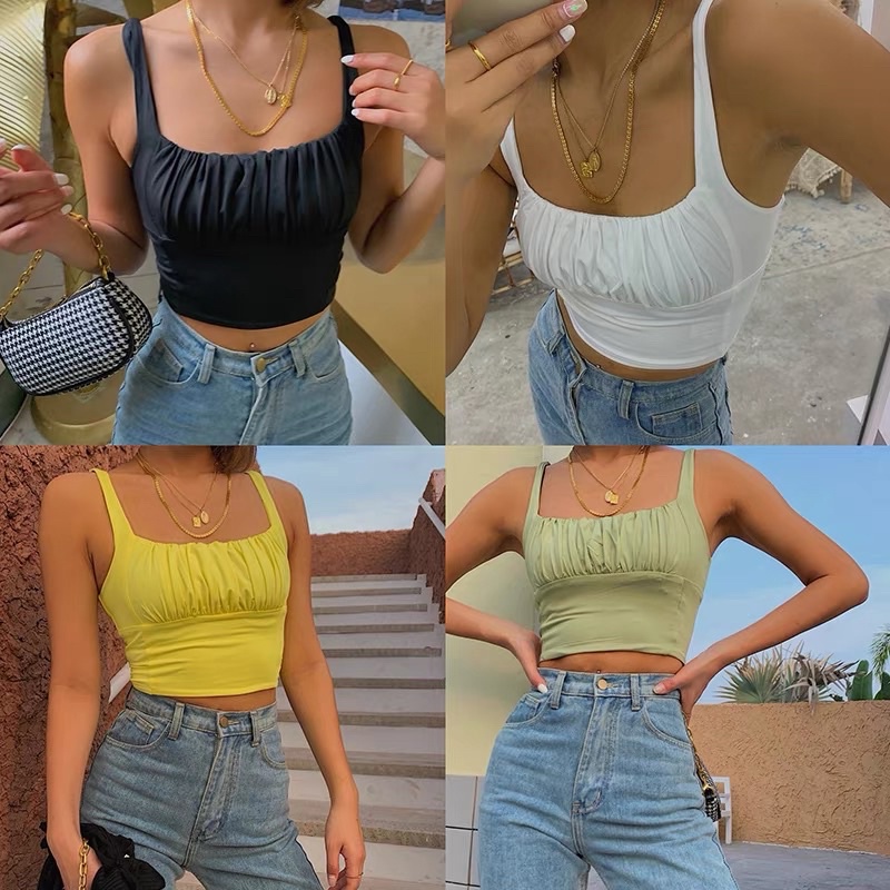 Duchess elastic sling top ใส่โค้ด DWGRGLX ลด 100.- เมื่อช็อปครบ 500 ...