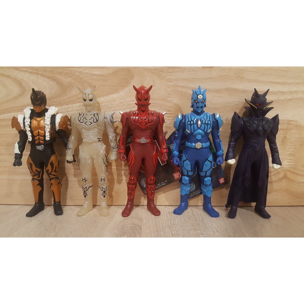 Bandai Soft Vinyl Figure Masked Rider den-o Imagine ตัวหลัก4ตัวครบเซท ...
