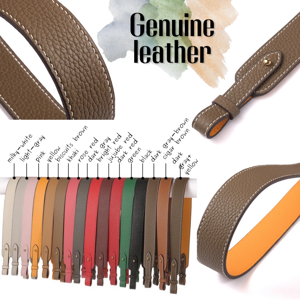 //พร้อมส่ง// สายหนัง Texture Clemence ถอดตะขอออก/เพิ่มได้ สำหรับสไตล์ H ...