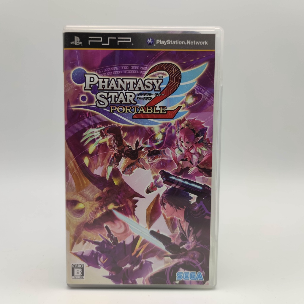 Phantasy Star Portable 2 แผ่นแท้ PSP [JP] เล่นได้ มีกล่องใสกันรอย แถม ...