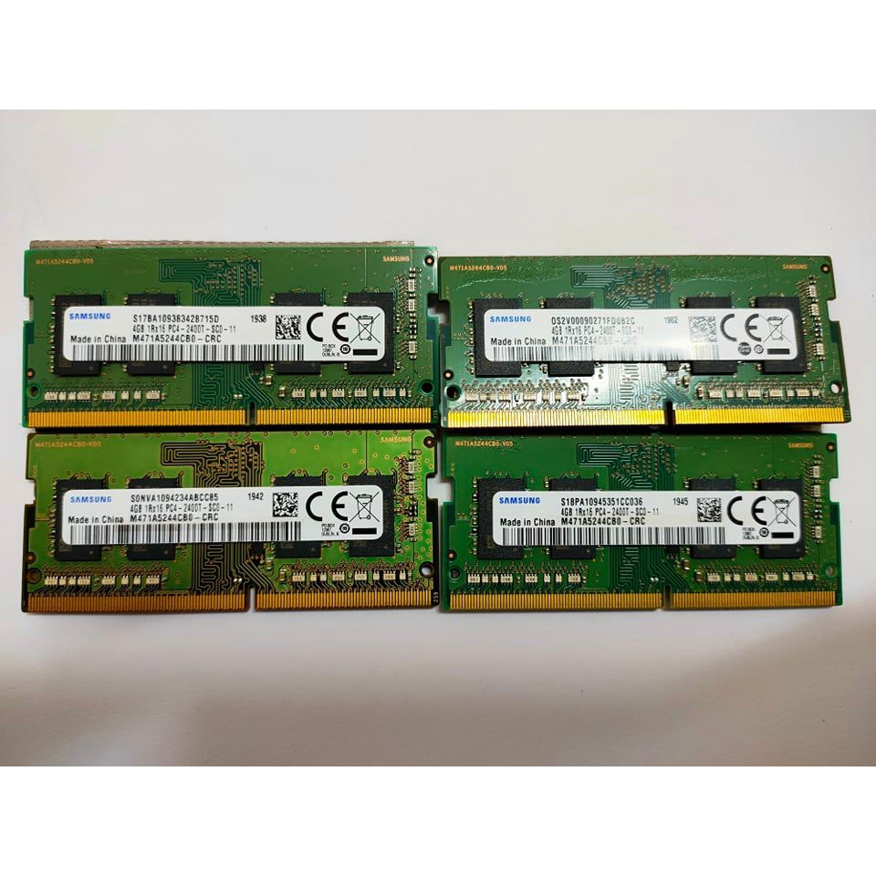RAM SAMSUNG DDR4 4Gb 1Rx16 PC4-2400T-SCO-11 | Shopee Thailand