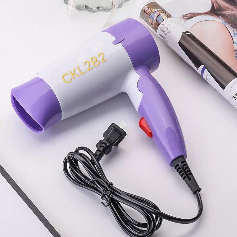 RX ไดร์เป่าผม CKL-282 ชนิดพกพา1200 W ชนิดพกพา พับเก็บได้ ปรับลมได้ 2 ระดับ ขนาดเล็กพกพาสะดวก พับ ...