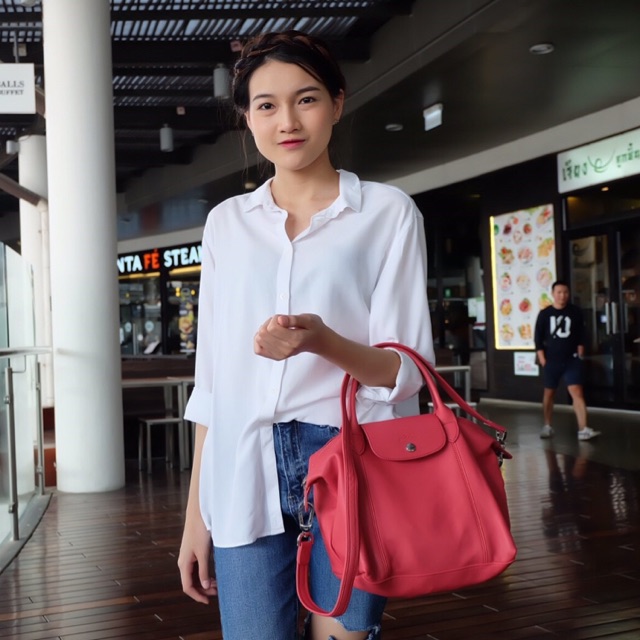 LONGCHAMP Size M หนังแกะ | Shopee Thailand