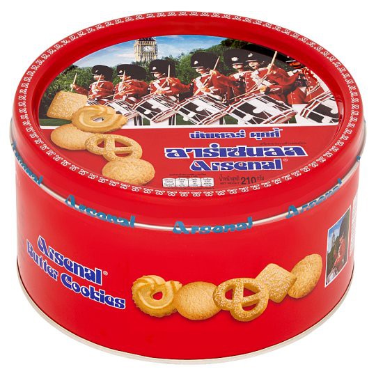 🔥ยอดนิยม!! อาร์เซนอล บัตเตอร์ คุกกี้ 210กรัม Arsenal Butter Cookies 210 ...