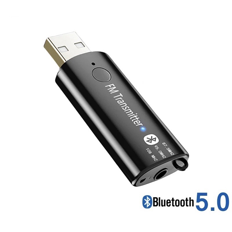 Mini USB FM Transmitter Wireless Car Kit Receiver Stereo Muic Bluetooth ...