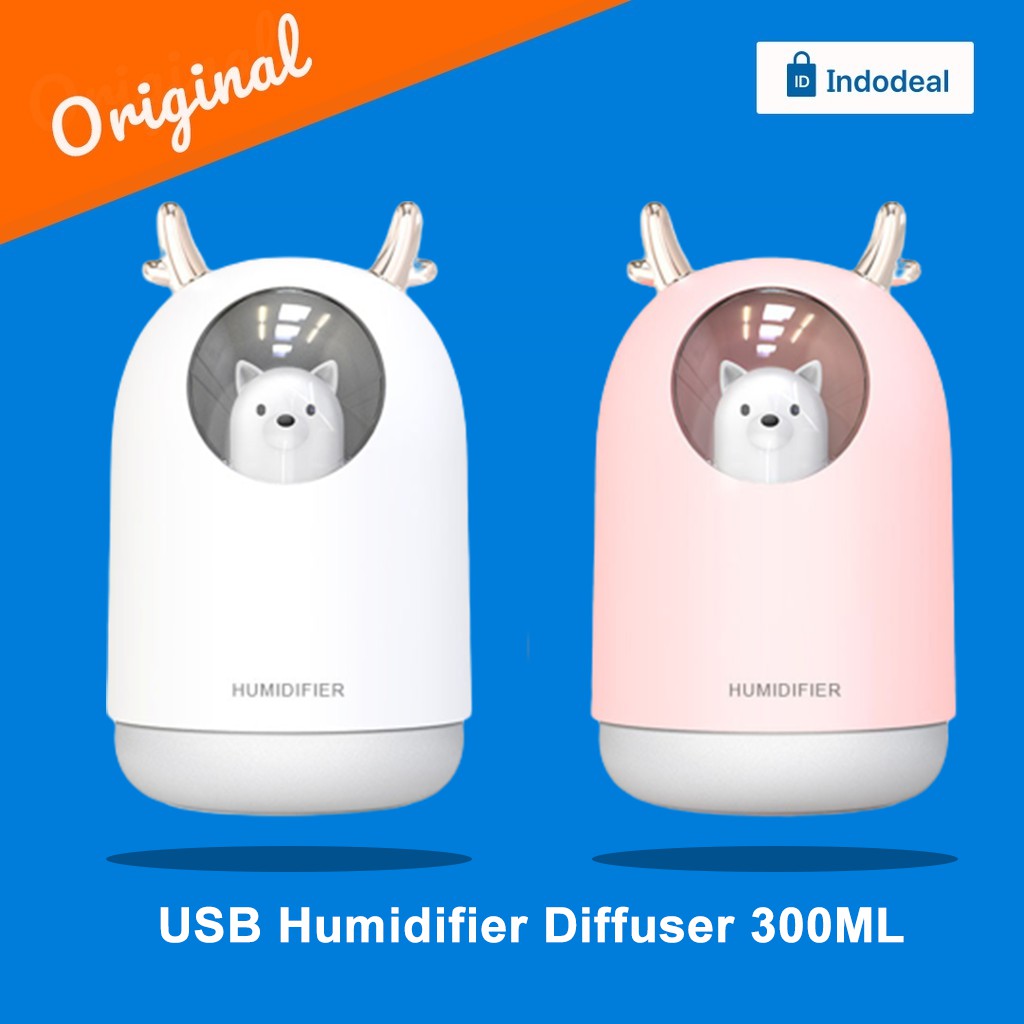 Humidifier Air Diffuser Ultrasonic Mist Maker 7 สี LED โคมไฟเบียร์ ...