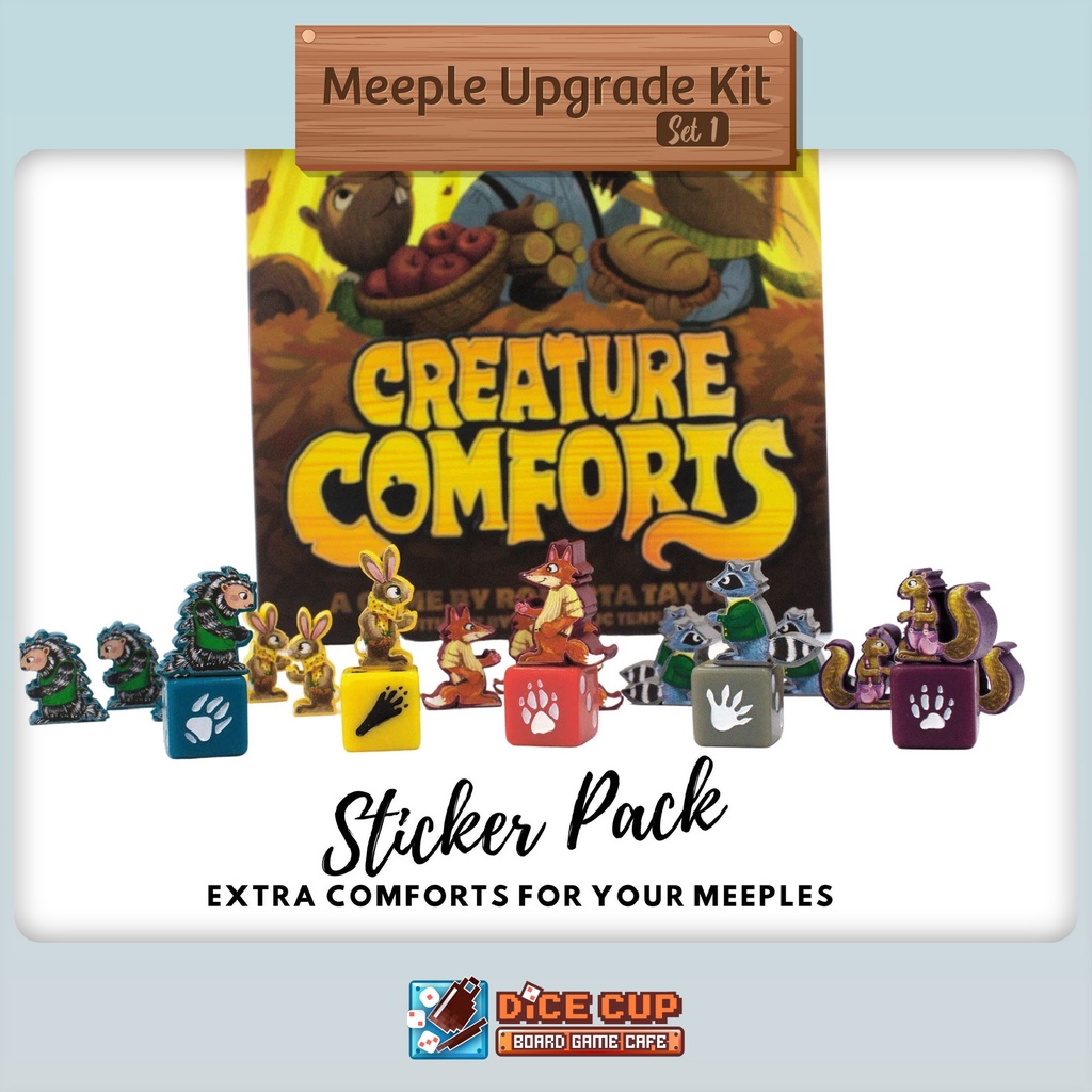 [ของแท้] Sticker Meeple Upgrade Board Game สติ๊กเกอร์ Everdell AGRICOLA BITOKU CONCORDIA ...