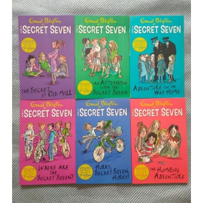 หนังสือชุด The Secret Seven (Color book) 6 เล่ม จาก Enid Blyton ผู้แต่ง ...
