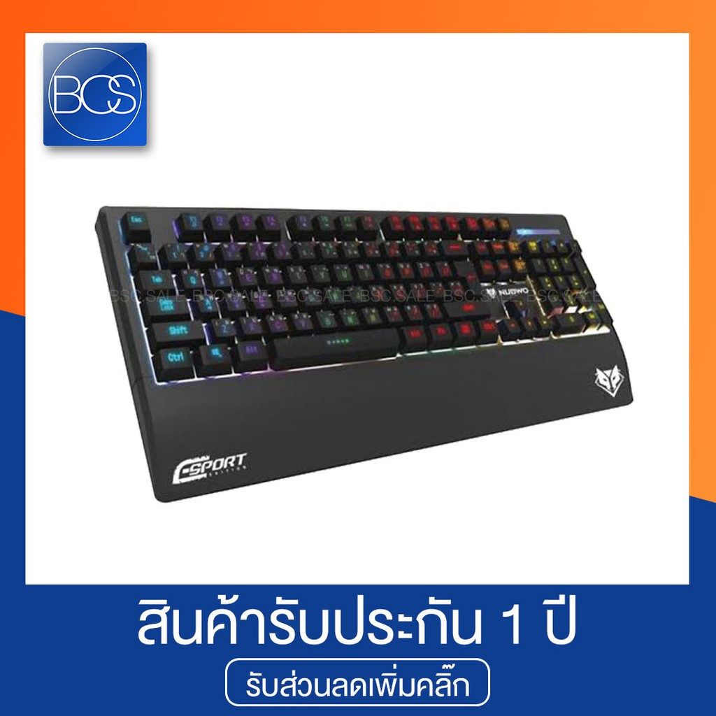NUBWO NK-30 VAKANT Gaming Keyboard คีย์บอร์ดเกมมิ่ง - (Black) | Shopee Thailand