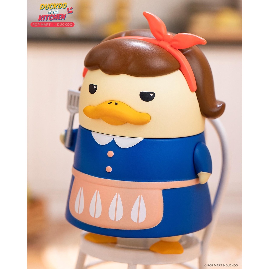 [แบบแยก] POP MART Duckoo In the Kitchen series ของแท้ 🐤 เป็ด Popmart Blind Box ของสะสม Arttoy ...