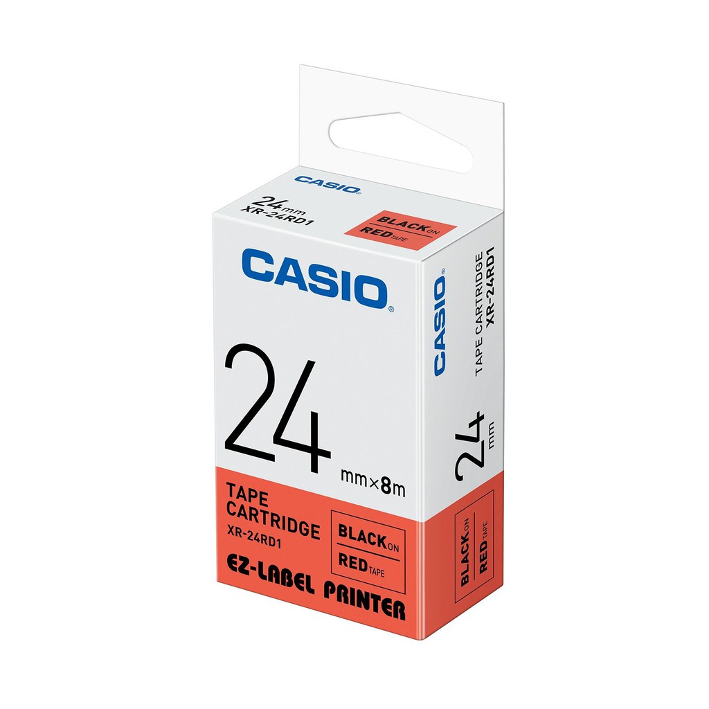 Casio Calculator เทปสติ๊กเกอร์ คาสิโอ รุ่น XR-24RD แบบสีแดง | Shopee ...