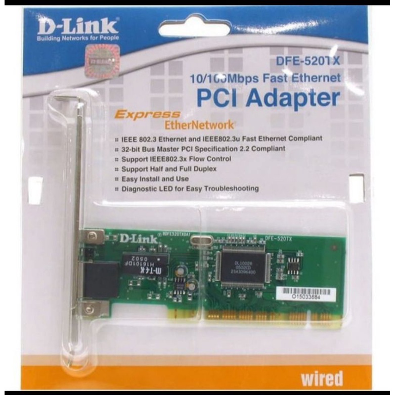 การ์ด Pci LAN D-LINK DFE-520TX | Shopee Thailand