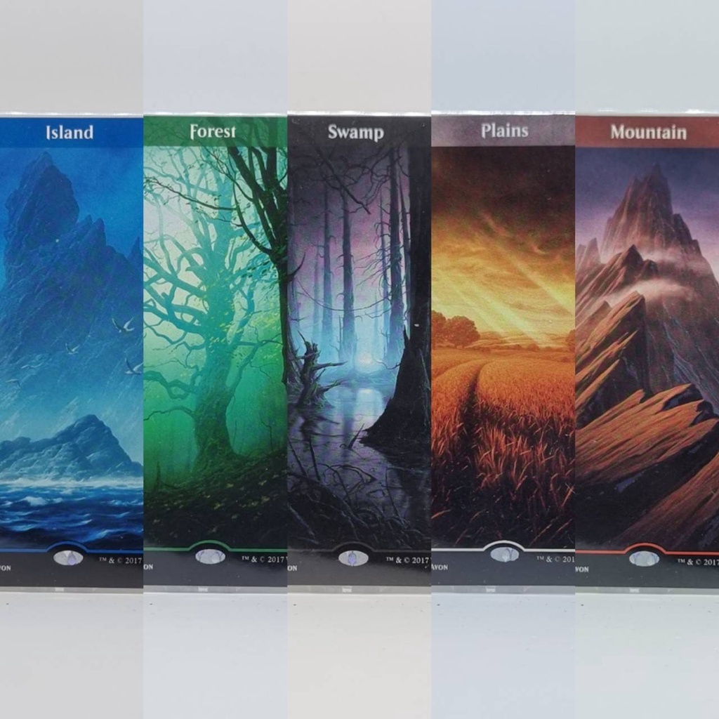 Basic land Full Art การ์ด Magic The Gathering ของแท้ จากชุด Unstable ...