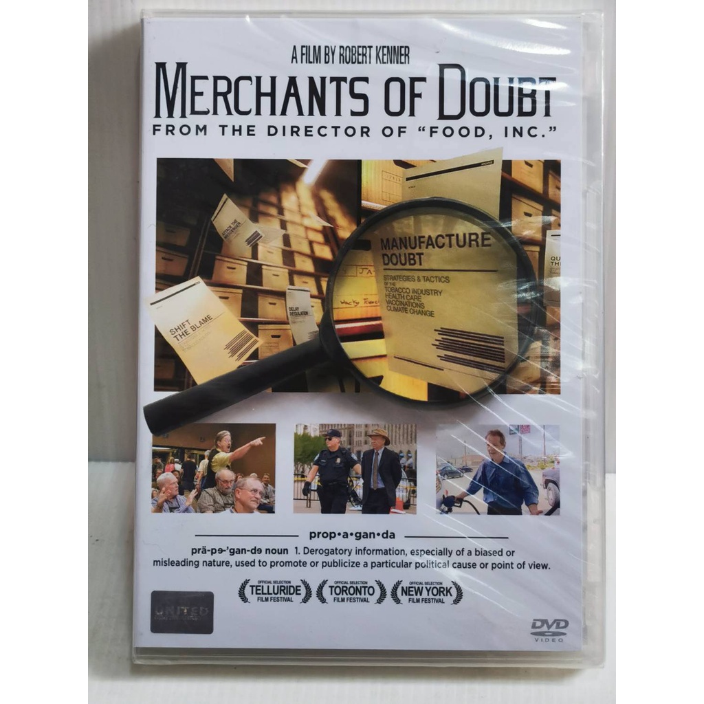 DVD : Merchants of Doubt (2014) ตีแสกหน้า องค์กรลวงโลก A Film by Robert ...