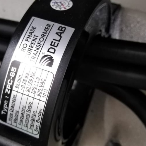 Delab ZCT ZERO PHASE CURRENT TRANSFORMER (ELR) | Shopee Thailand