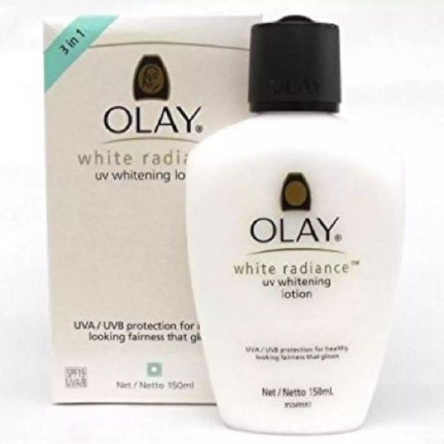 OLAY White Radiance UV Whitening Lotion โอเลย์ไวท์เรเดียนซ์ ยูวีไวทเทนนิ่งโลชั่น 150ml. | Shopee ...