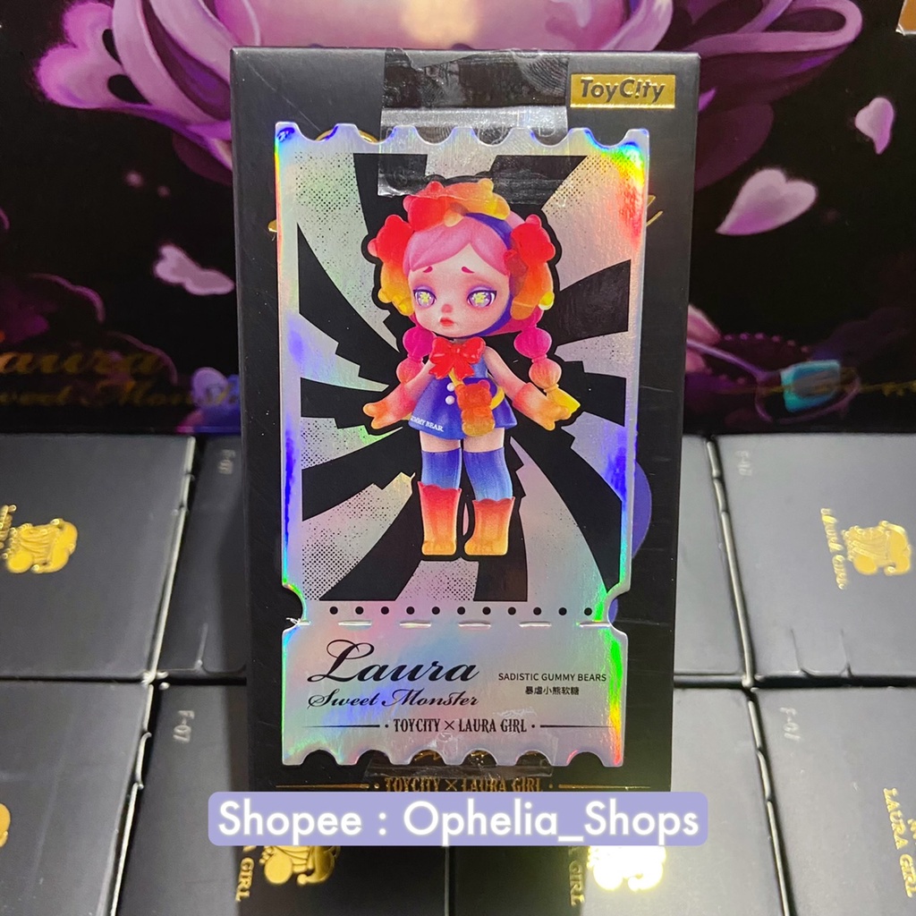 [แบบแยก] Laura Sweet Monster series 🍭 ของสะสม Toy City Blind Box น่ารัก ...