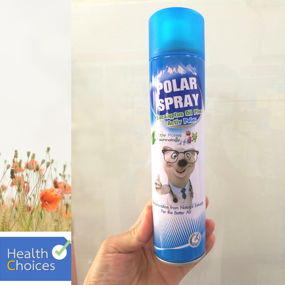 Polar Spray โพลาร์ สเปรย์ปรับอากาศ กลิ่นยูคาลิปตัส ผสม Activ Polar ...