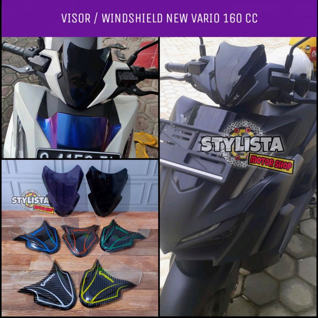Visor VARIO 160 CC WINDSHIELD VARIO 160 2022 VISOR ใหม่ VARIO 160 2022 ...