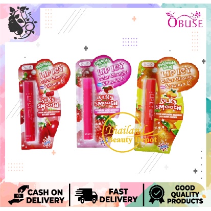OBUSE Lip Icy Color Change With Vitamin E 2.5g | Shopee Thailand