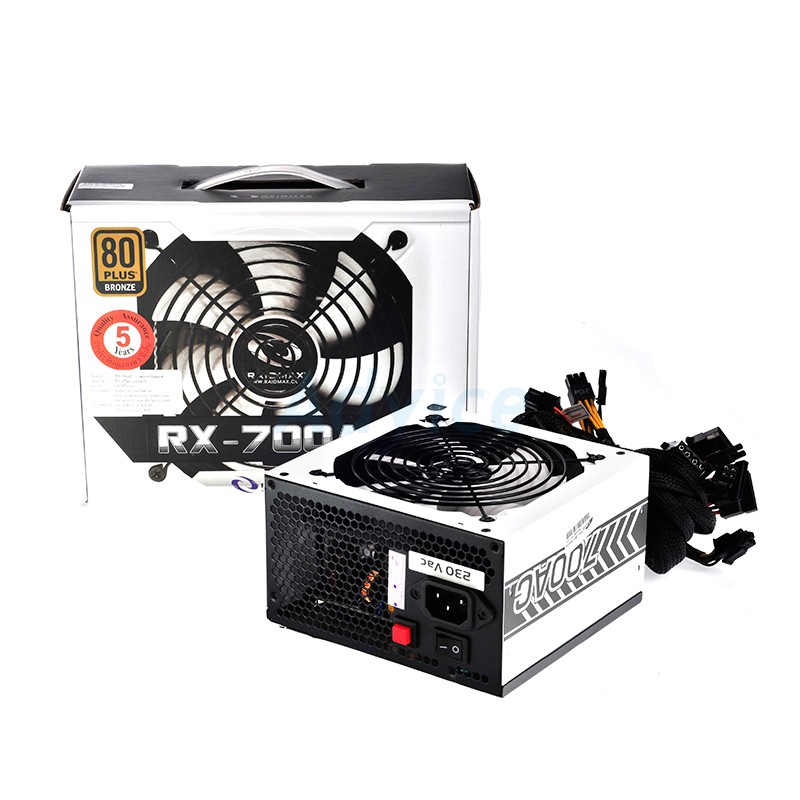 POWER SUPPLY RAIDMAX RAIDMAX RX-700AC 700W 80 PLUS BRONZE *พาวเวอร์ซัพพ ...
