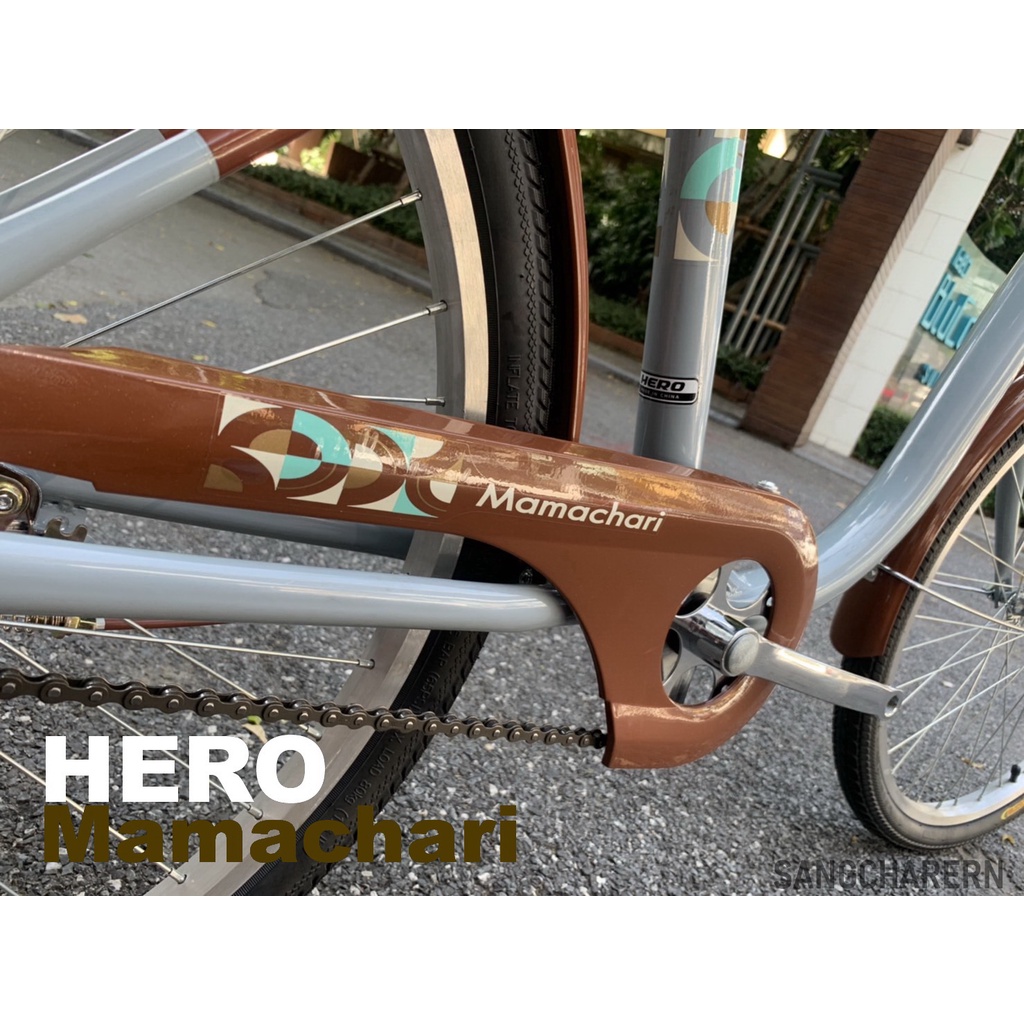 จักรยานคลาสสิค HERO MAMACHARI มาม่าชาลี ขนาด 24นิ้ว สีสวย วินเทจสุดๆ | Shopee Thailand