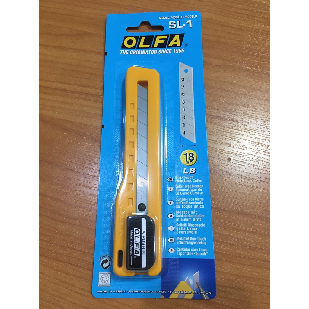 มีดคัตเตอร์ OLFA SL-1คัตเตอร์งานช่าง คัตเตอร์ดีๆ คมกริบ MADE IN JAPAN แท้ 100% | Shopee Thailand