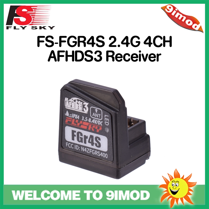 Flysky ตัวรับส่งสัญญาณ FS-FGR4 FS-FGR4S 4CH 2.4G เอาท์พุต PPM IBUS ...