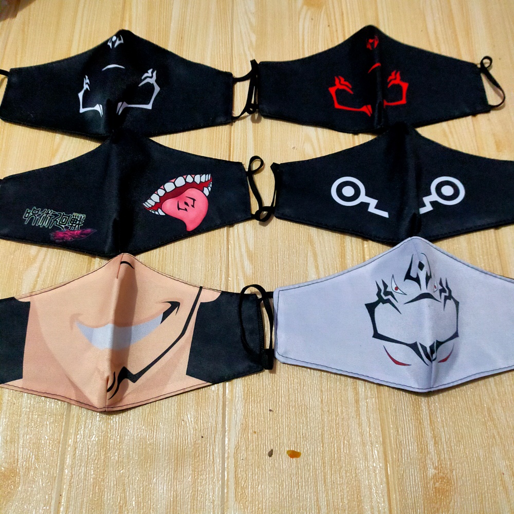 อะนิเมะ jujutsu kaisen Mouth Mask inumaki sukuna Mask | Shopee Thailand