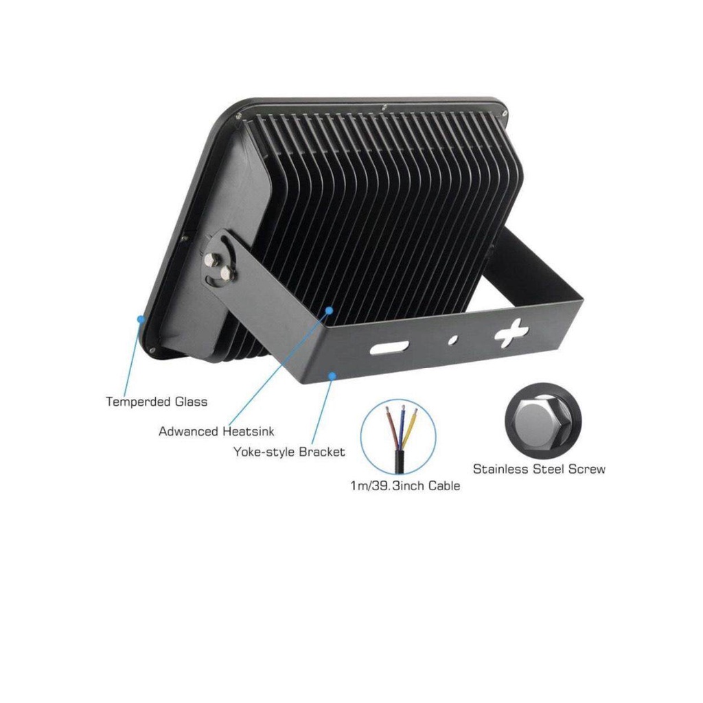 LED Spotlight Flood Light โคมไฟแอลอีดีสปอตไลท์ Spot Light 200W (รุ่นCOB ...