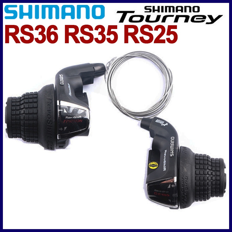 Shimano Tourney SL RS36 RS35 RS25 คันเกียร์บิด 3 6 7 ความเร็ว 18s 21s ...