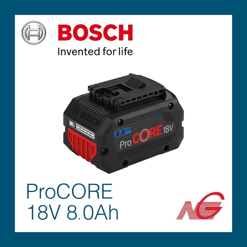 แบตเตอรี่ BOSCH ProCORE18V 8.0Ah Professional 1600A016GK 1600A028TV | Shopee Thailand