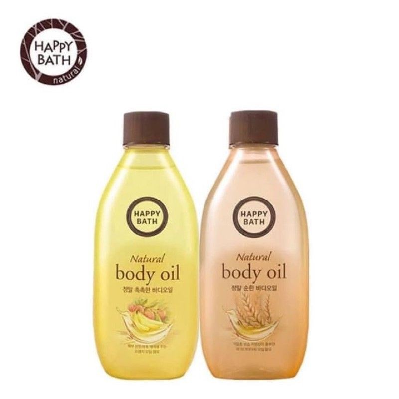 (พร้อมส่ง) Happy bath Oil 250ml และ Lotion 450ml | Shopee Thailand