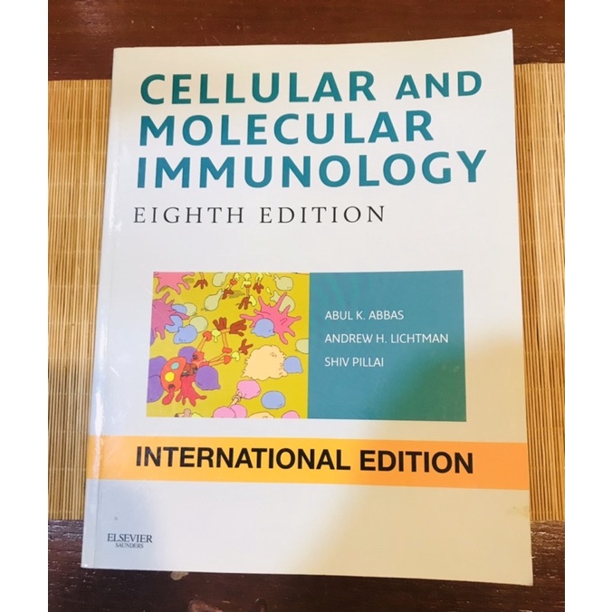 หนังสือมือสอง Textbook Cellular and molecular Immunology 8th edition Abbas Elsevier ภูมิคุ้มกัน ...
