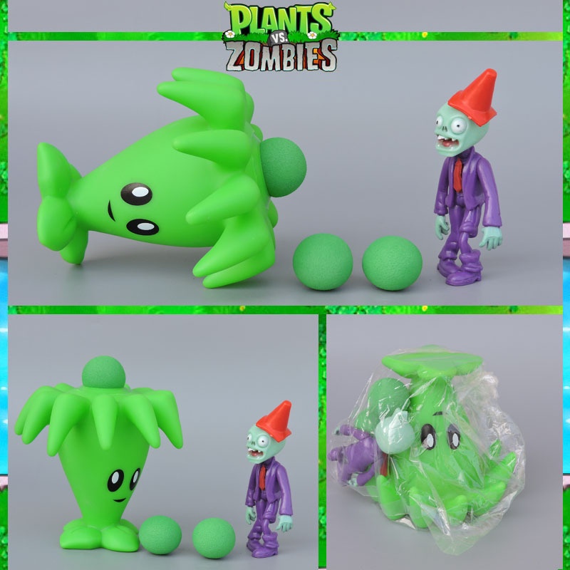 โมเดลฟิกเกอร์ PVC รูปเกม PVZ Plants vs Zombies Peashooter 48 แบบ ของ ...