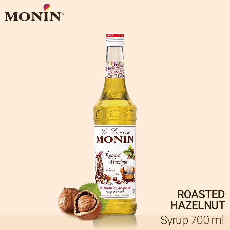 MONIN Roasted Hazelnut Syrup 700ml น้ำเชื่อมกลิ่นเกาลัดคั่ว 700 ...