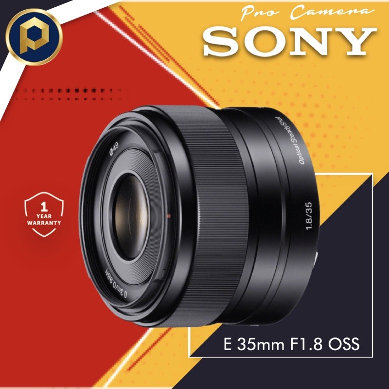 เลนส์ Sony E35 mm F 1.8 OSS หน้าชัดหลังเบลอ | Shopee Thailand