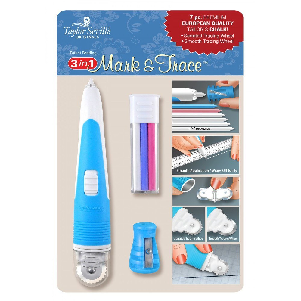 Taylor Seville 3 In 1 Mark & Trace Set ชอล์คเขียนผ้า 3 in 1 | Shopee ...